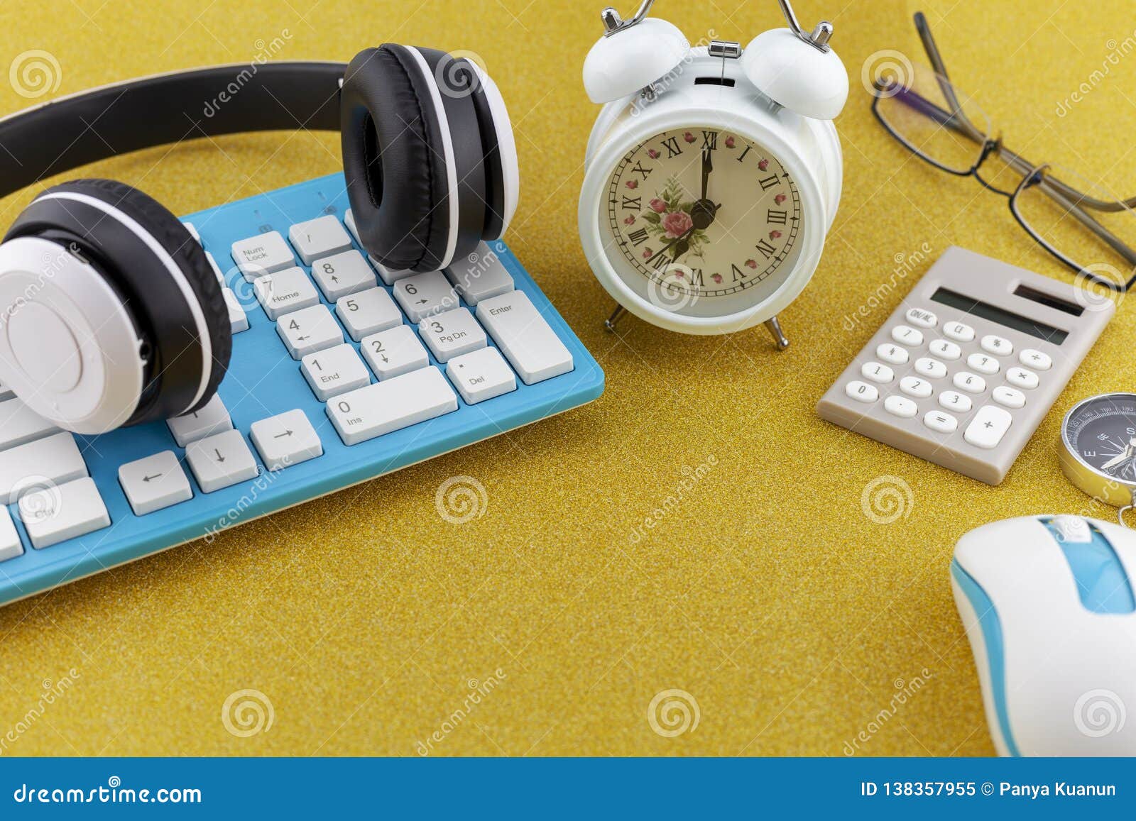 Office Desk Table of Business Workplace and Business Objects Stock ...