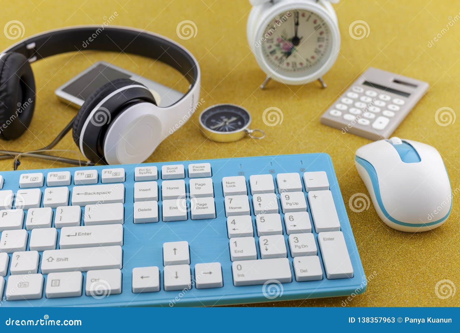 Office Desk Table of Business Workplace and Business Objects Stock ...