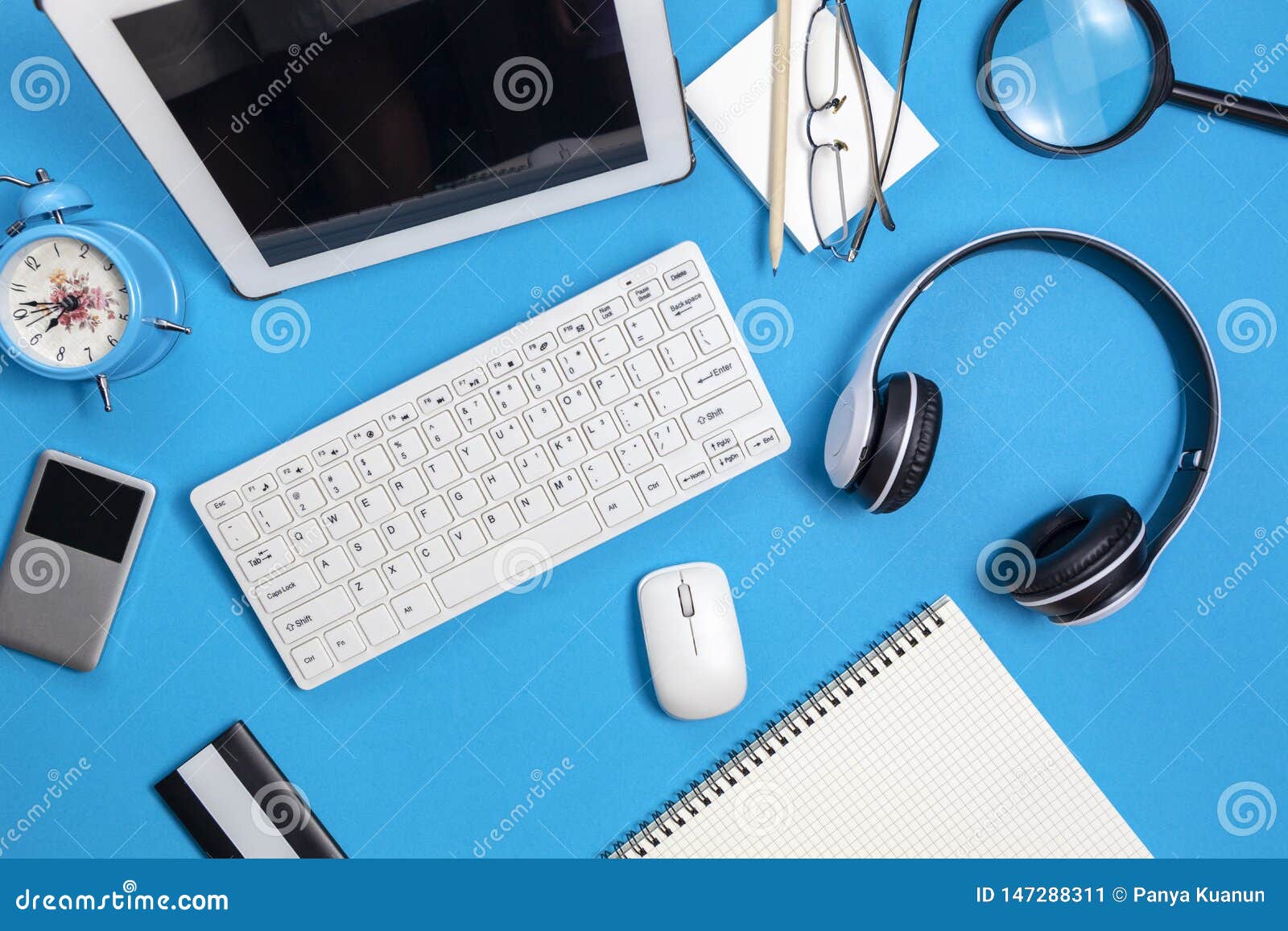 Office Desk Table of Business Workplace and Business Objects Stock ...