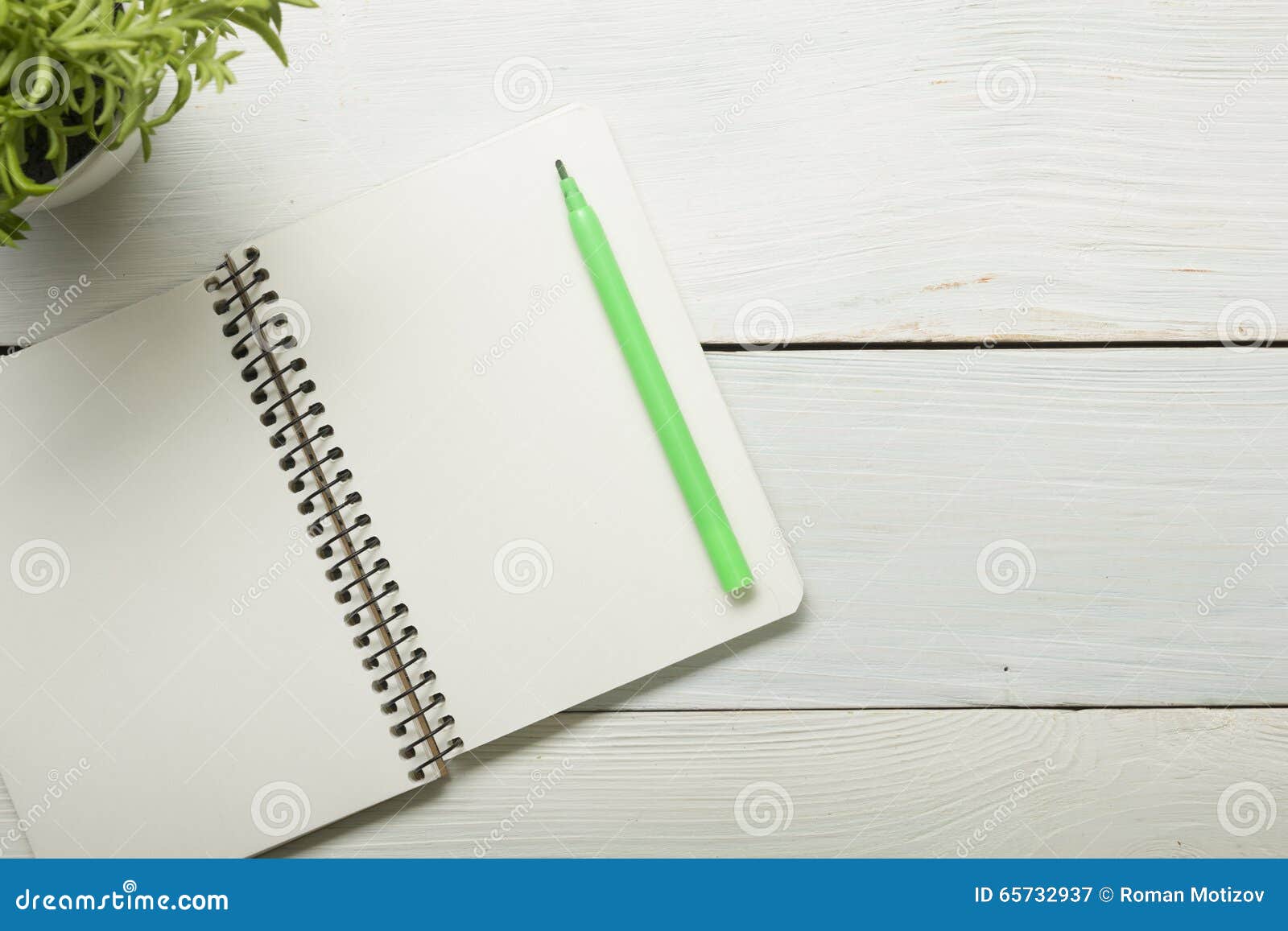 Office Desk Table with Supplies and Crumled Paper. Top View Stock Image ...