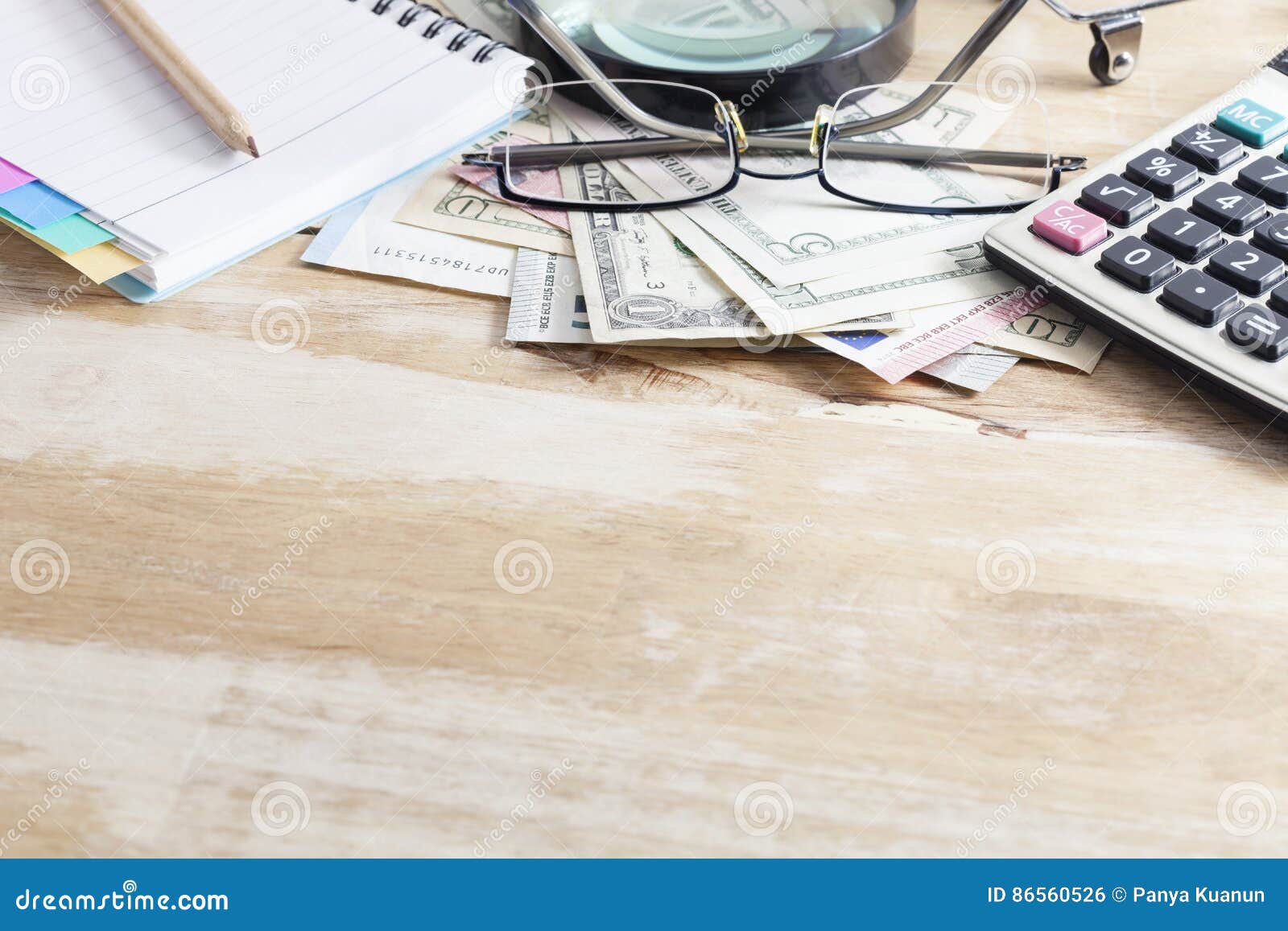 Office Desk Wood Table of Business Workplace and Business Object Stock ...