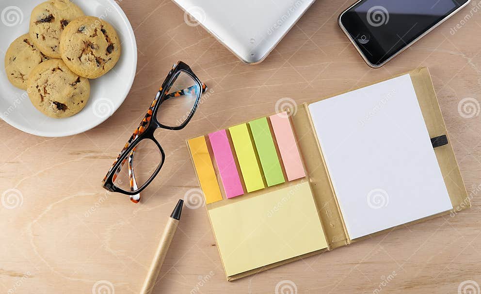 Office desktop stock photo. Image of math, angle, paper - 33717370