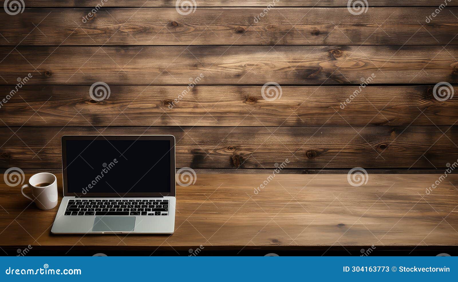 Office Desktop Table Background Stock Illustration - Illustration of ...