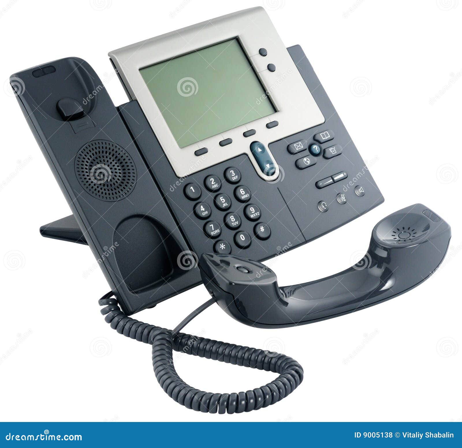 Red Telephone Off The Hook On A Yellow Background Royalty-Free Stock ...