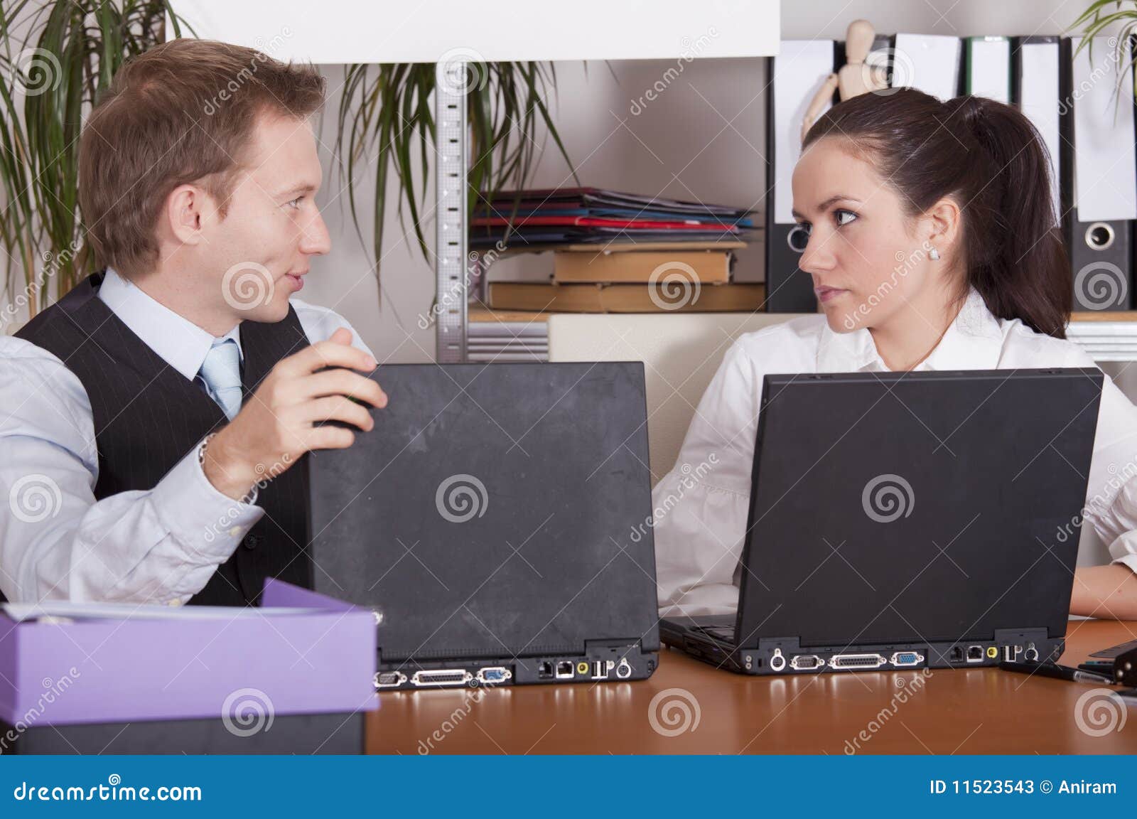 Office discussion stock image. Image of computer, discussion - 11523543