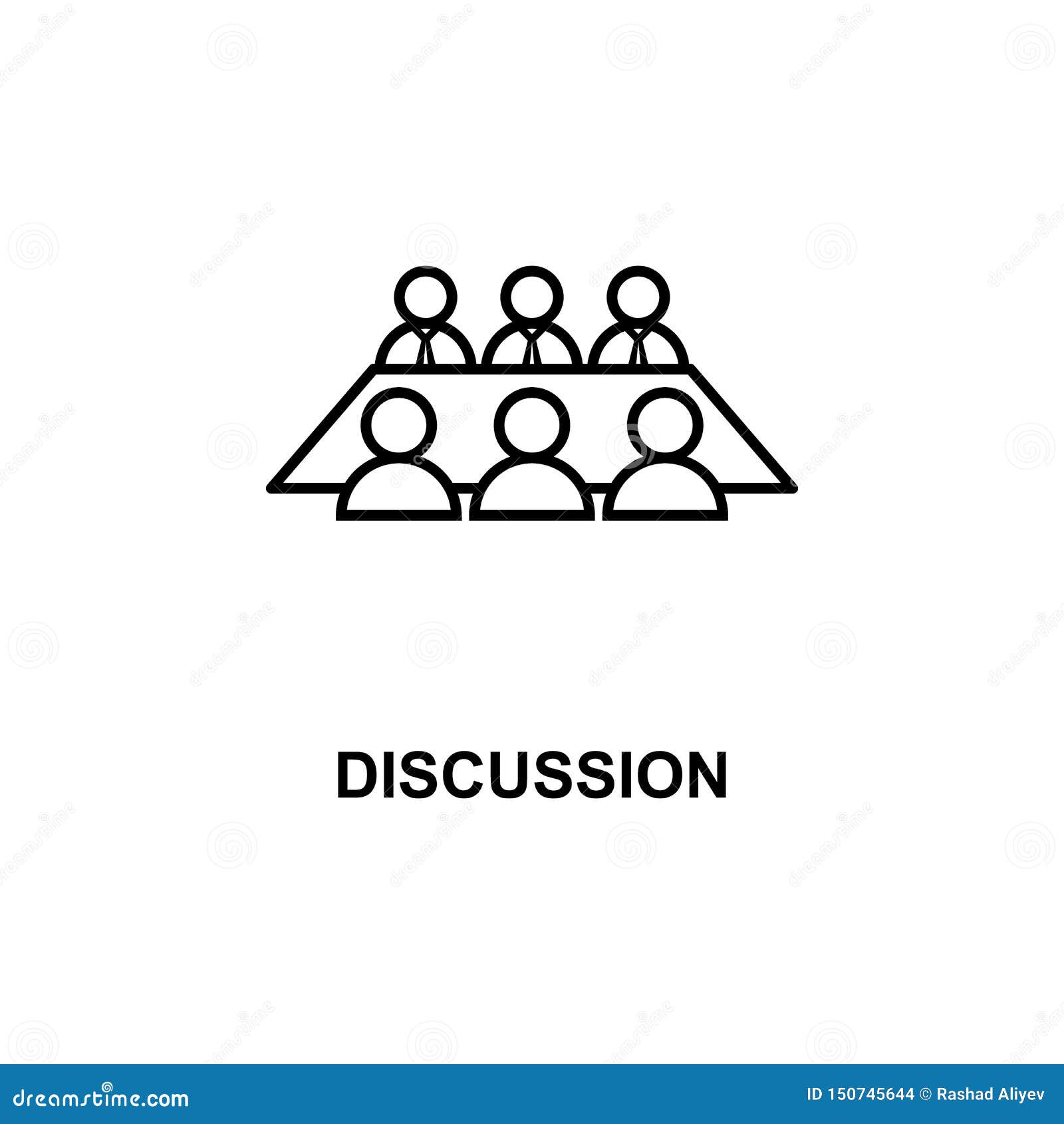 Office Discussion - Modern Vector Cartoon Business Characters ...