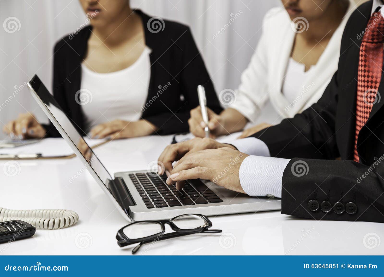 During office discussion stock image. Image of company - 63045851
