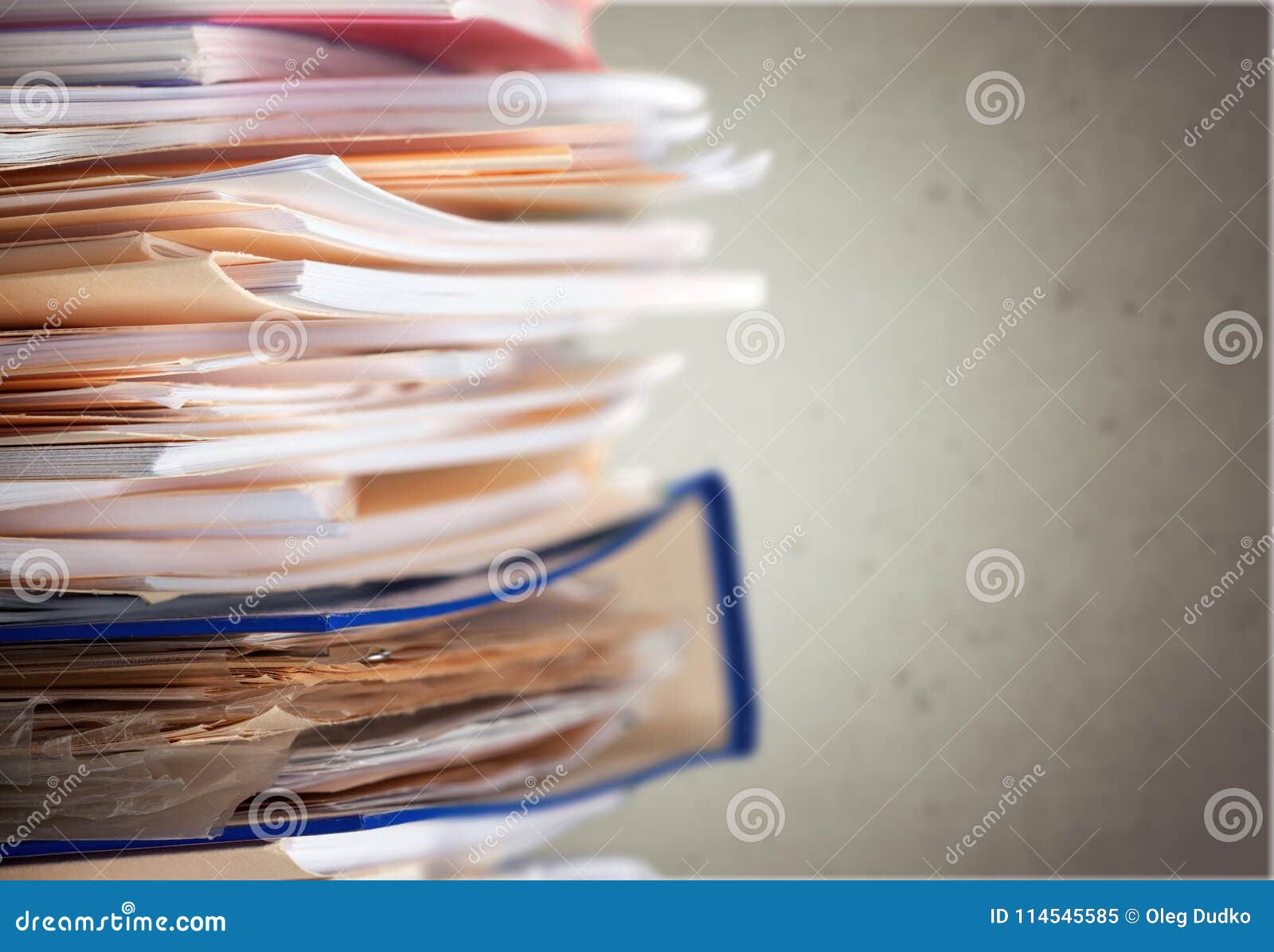 Office stock image. Image of documents, cubicle, stack - 114545585
