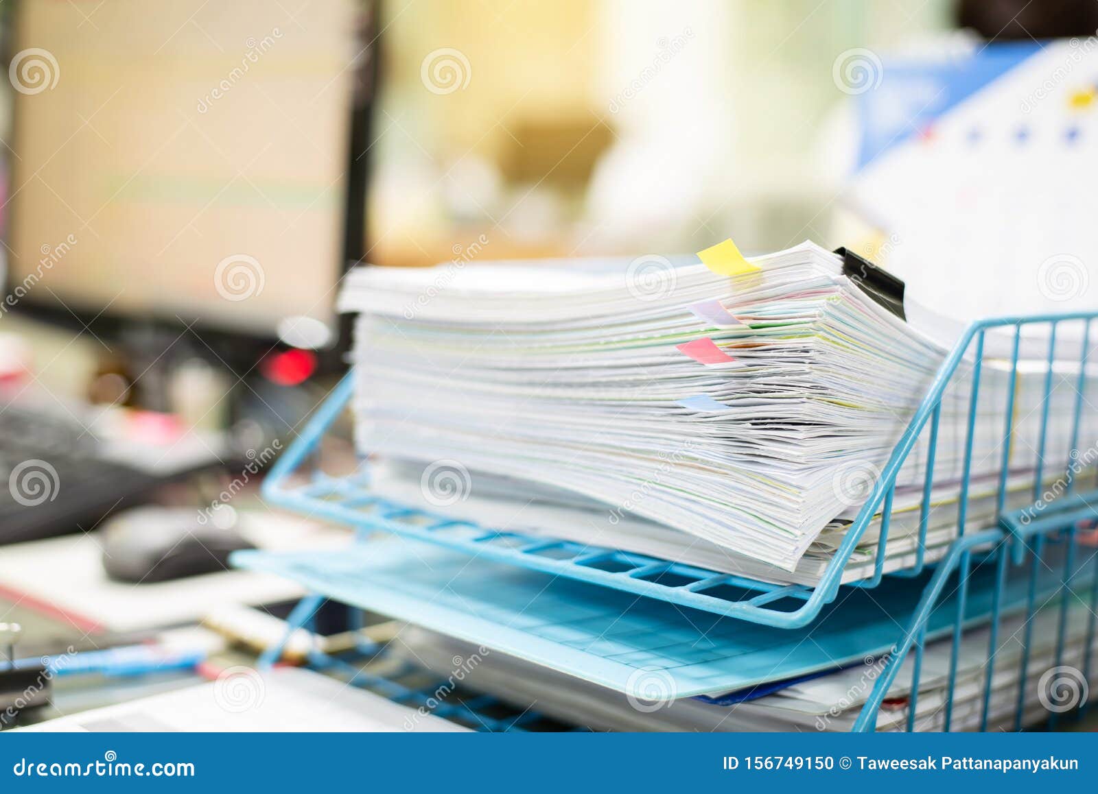 Office Documents Accounting and Financial Information Stock Photo ...