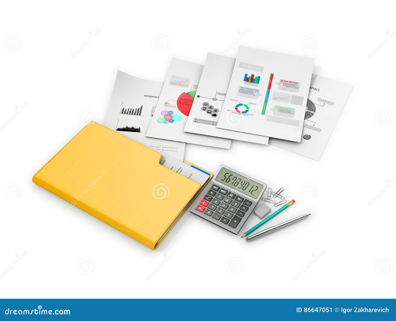 Office Documents Copier. Office Worker Prints Documents On The Copier ...
