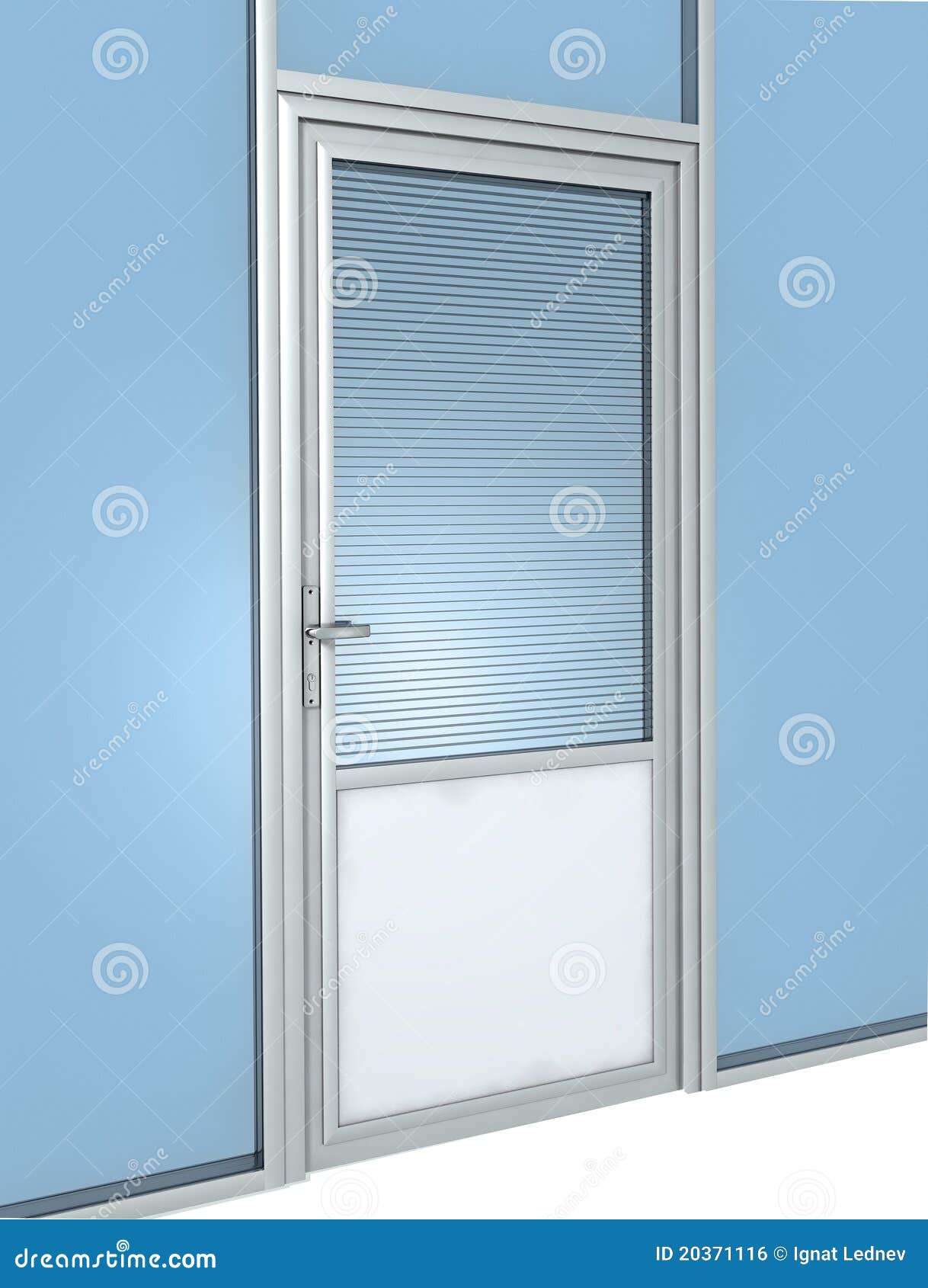 Office door construction stock illustration. Illustration of detail ...