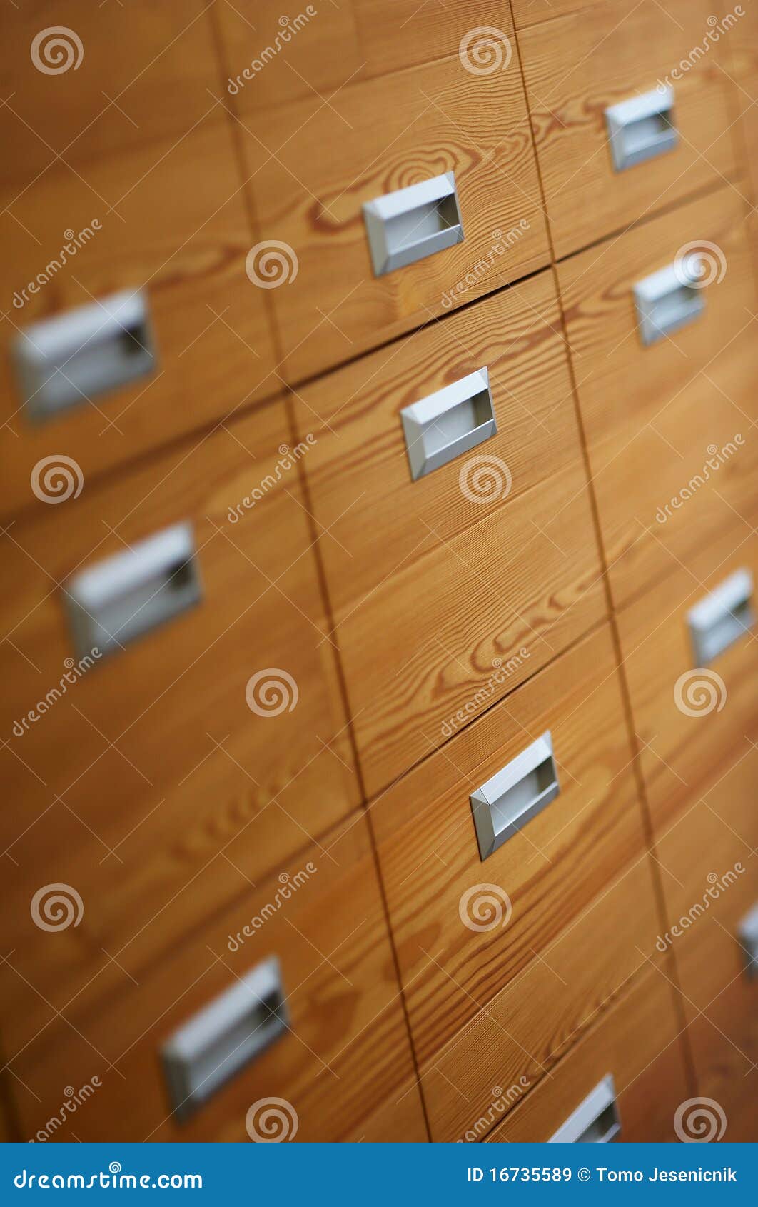 Office drawers stock image. Image of detail, wooden, handle - 16735589