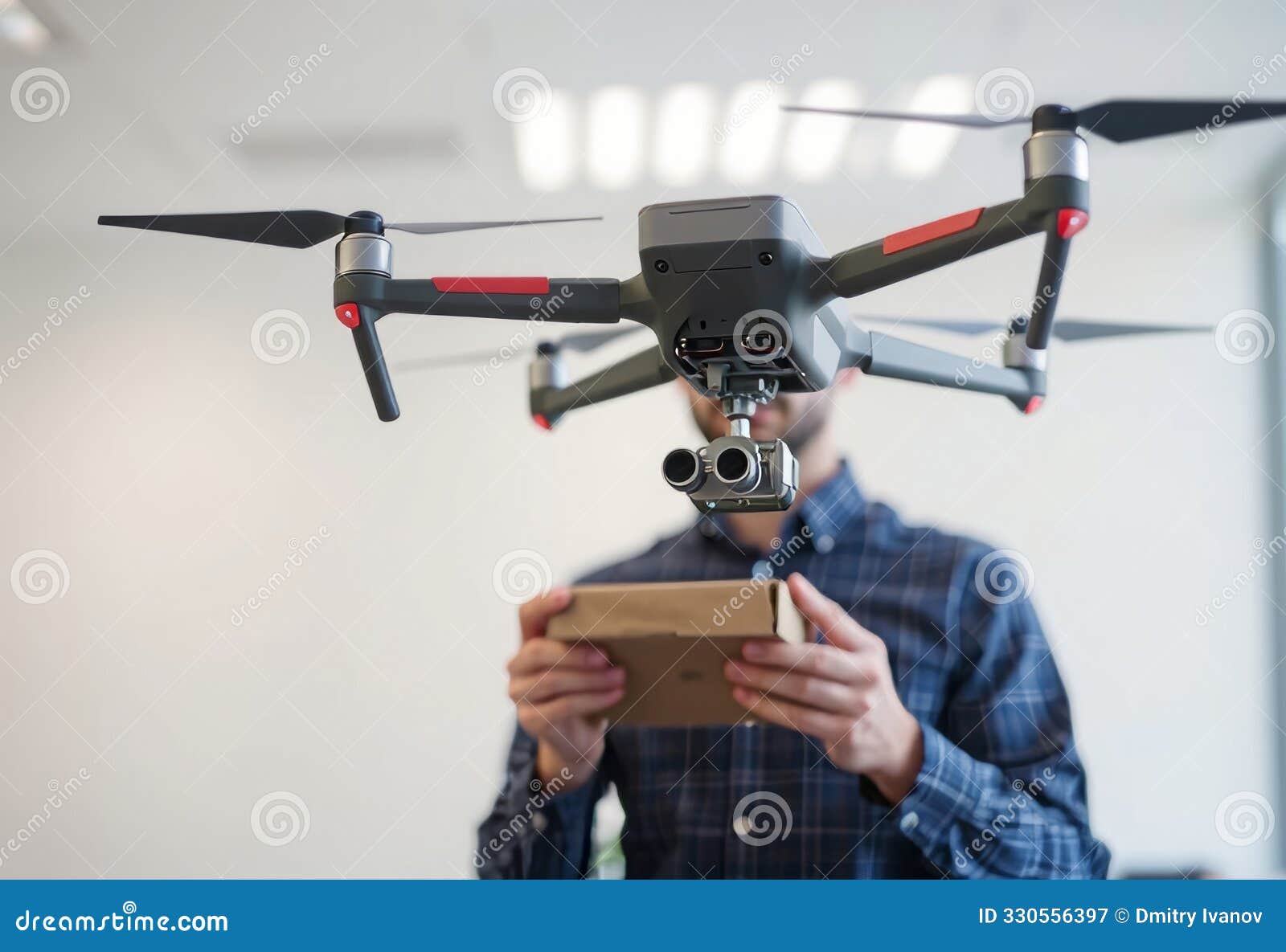 Office Drones Uses Drones for Surveillance Delivery or Aerial Vi Stock ...