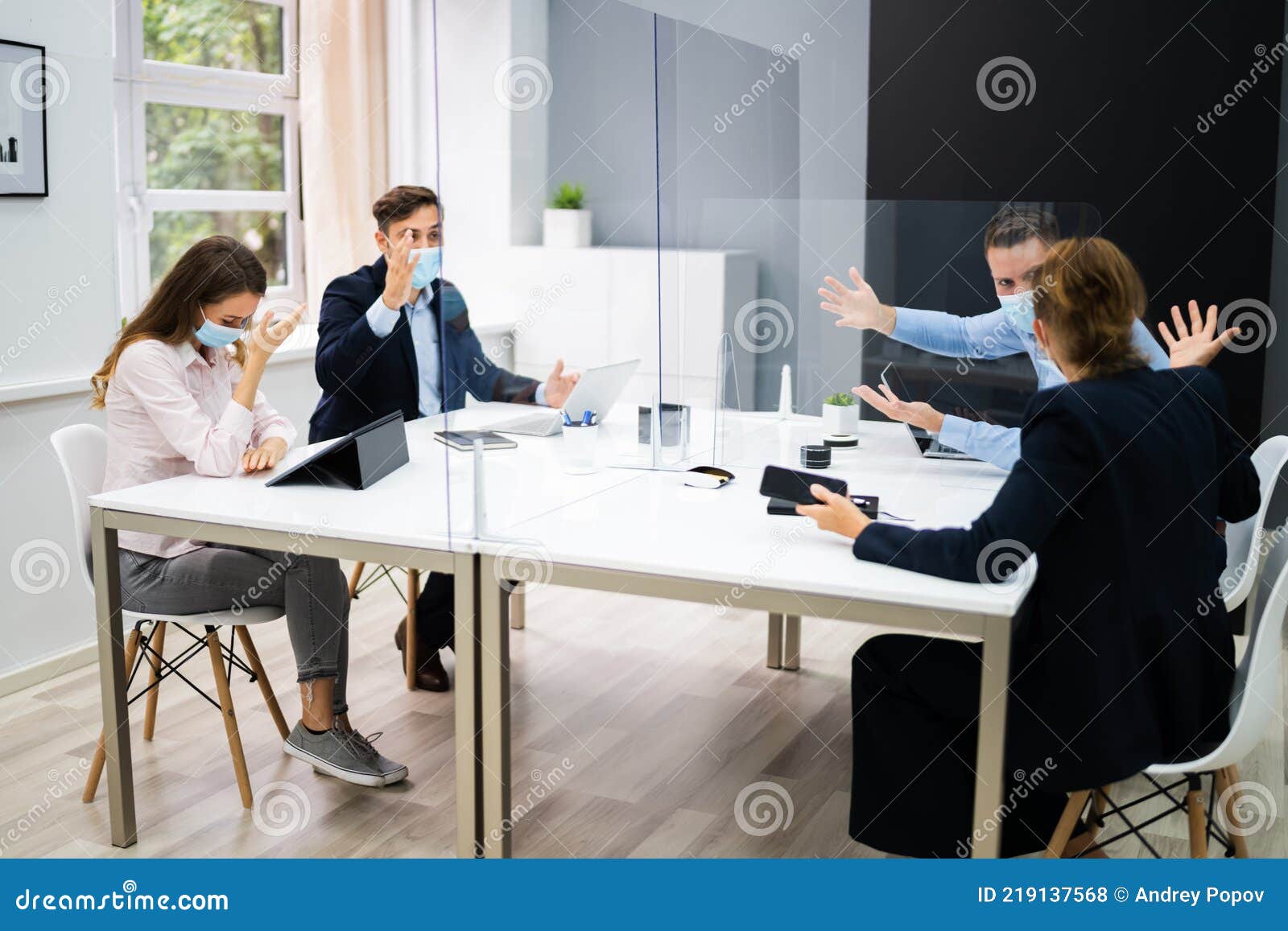 Office Employee Pressure stock photo. Image of fight - 219137568