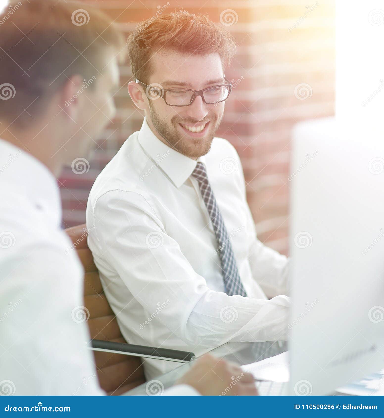 Office Employees Work on the Computer Stock Photo - Image of planning ...
