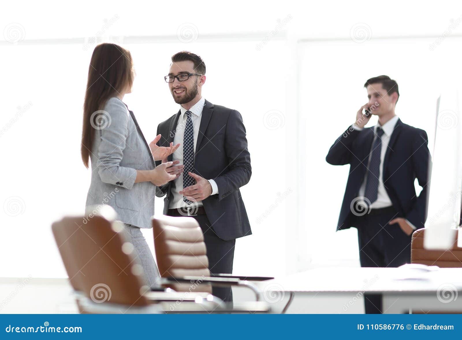 Office Employees in the Workplace. Stock Photo - Image of seminar ...