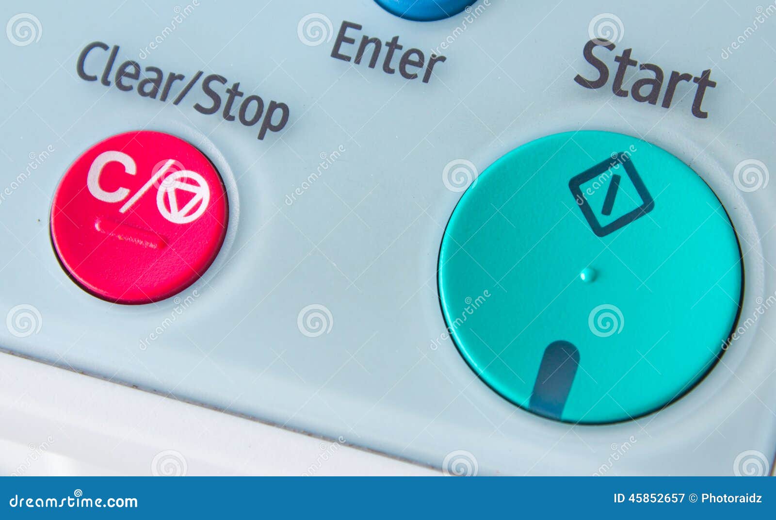 Office , Fax, Copy Machine, Start Button Close Up Stock Image - Image ...