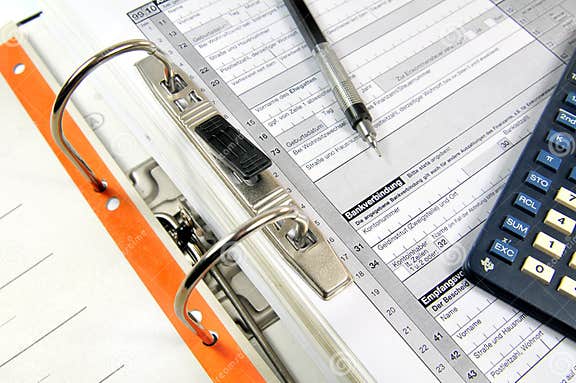 Office file with documents stock image. Image of paper - 11563103