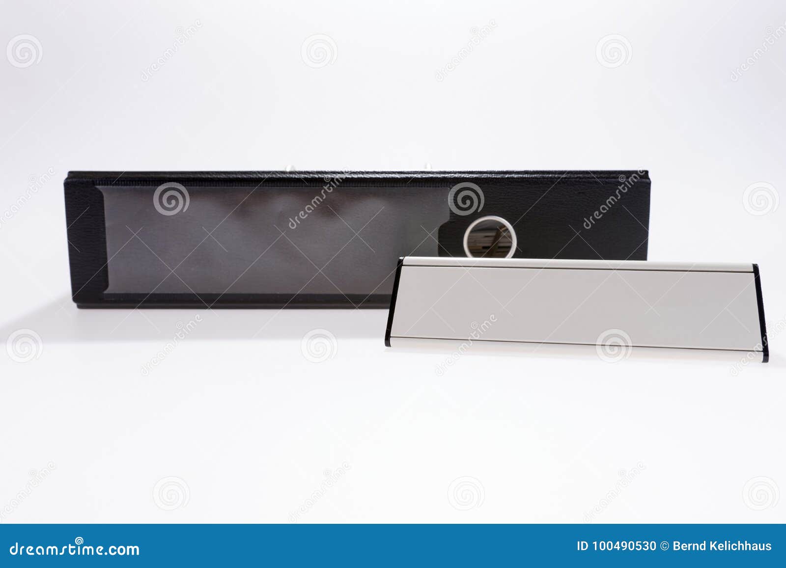 Office with File Folder and Blank Sign Stock Photo - Image of copy ...