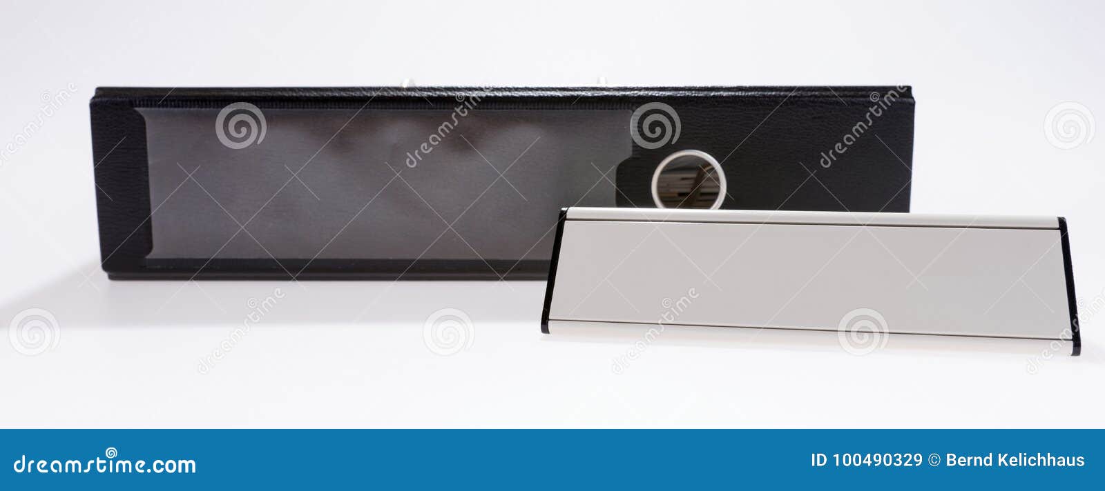 Office with File Folder and Blank Sign Stock Image - Image of workspace ...