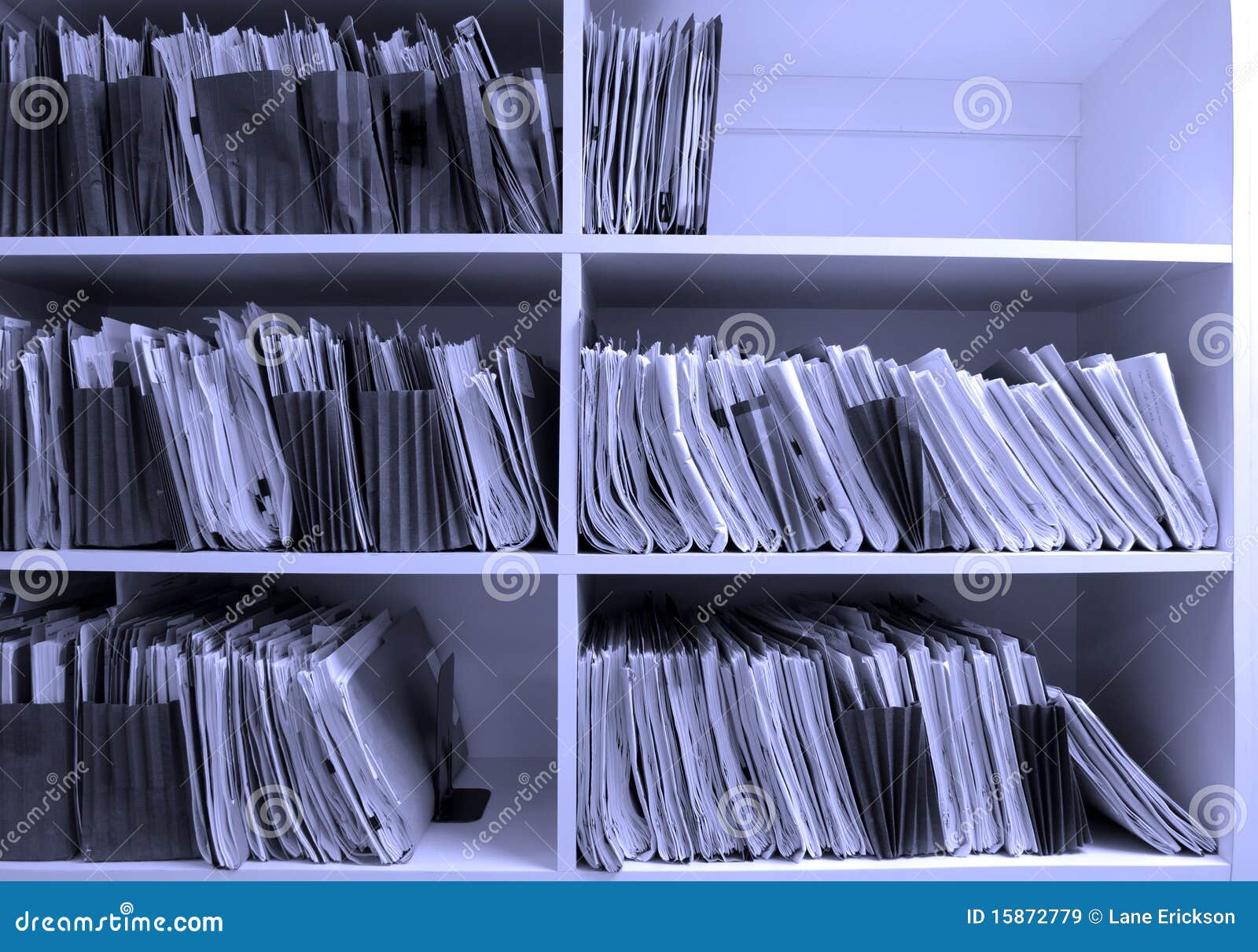 Office Files stock image. Image of shelf, mess, folders - 15872779