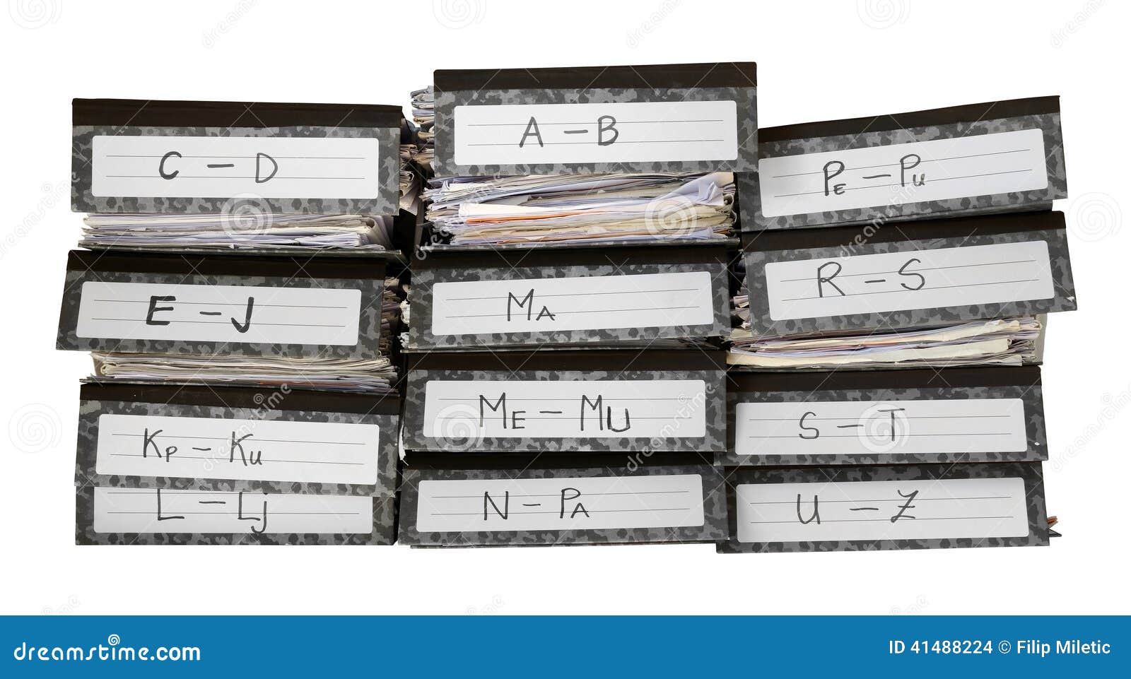 Office files stack stock photo. Image of folder, heap - 41488224