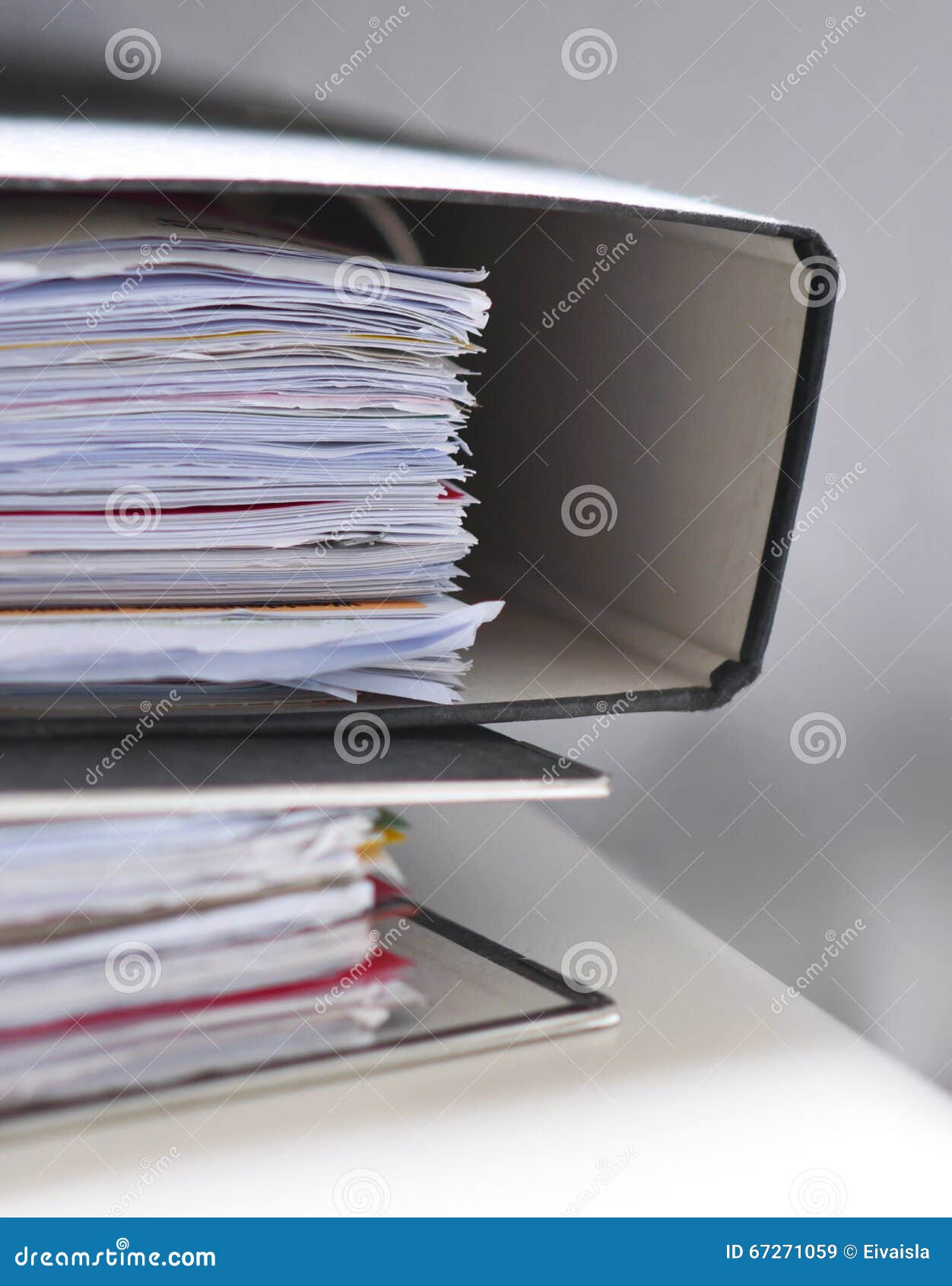 Office files, stack. stock image. Image of binder, objects - 67271059