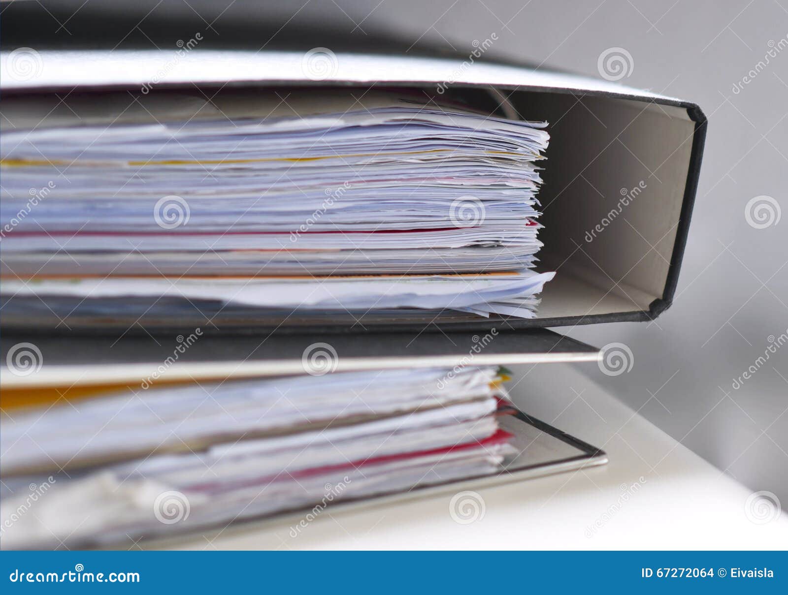 Office files, stack. stock photo. Image of bill, file - 67272064