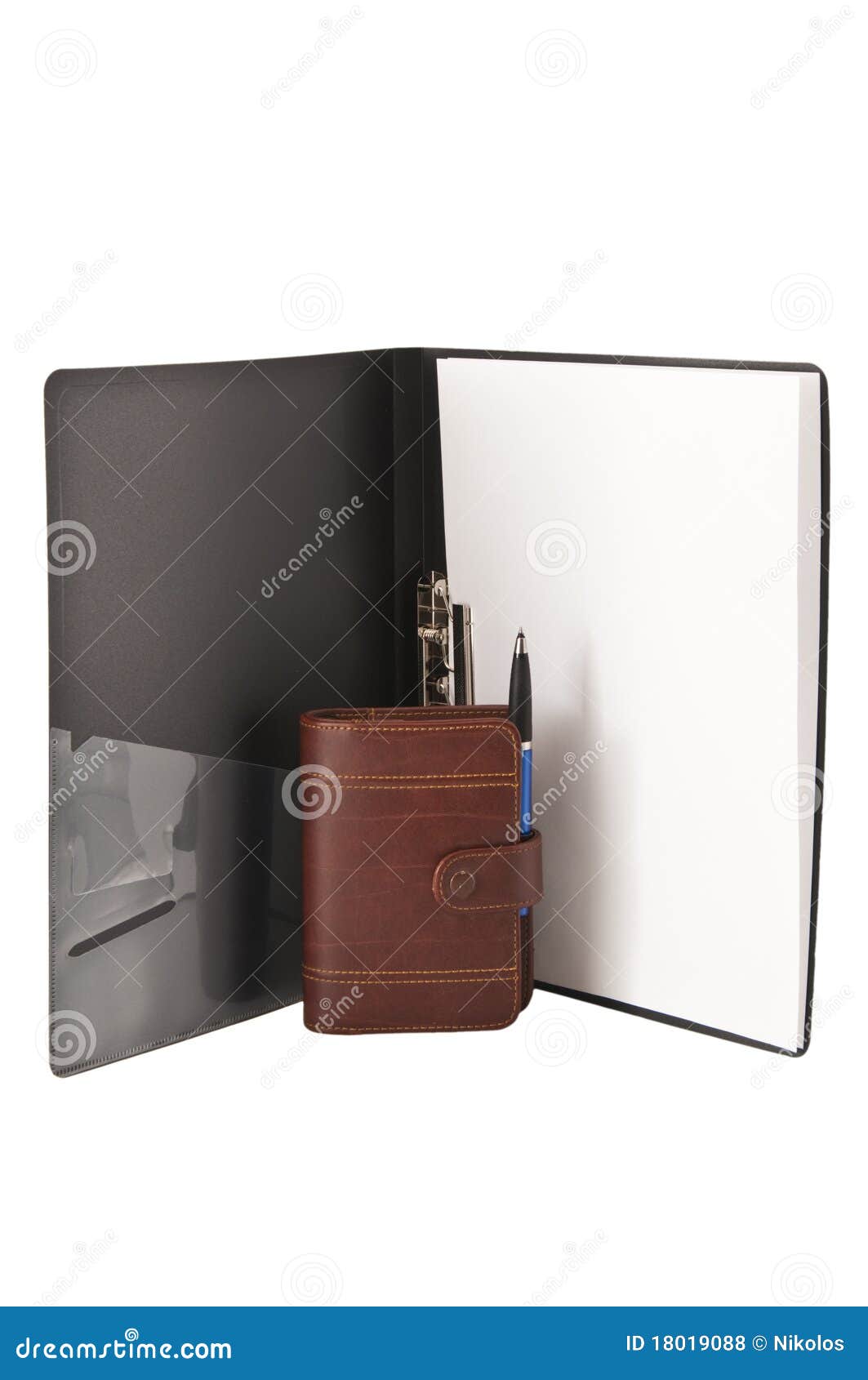 Office folder diary stock photo. Image of file, storage - 18019088