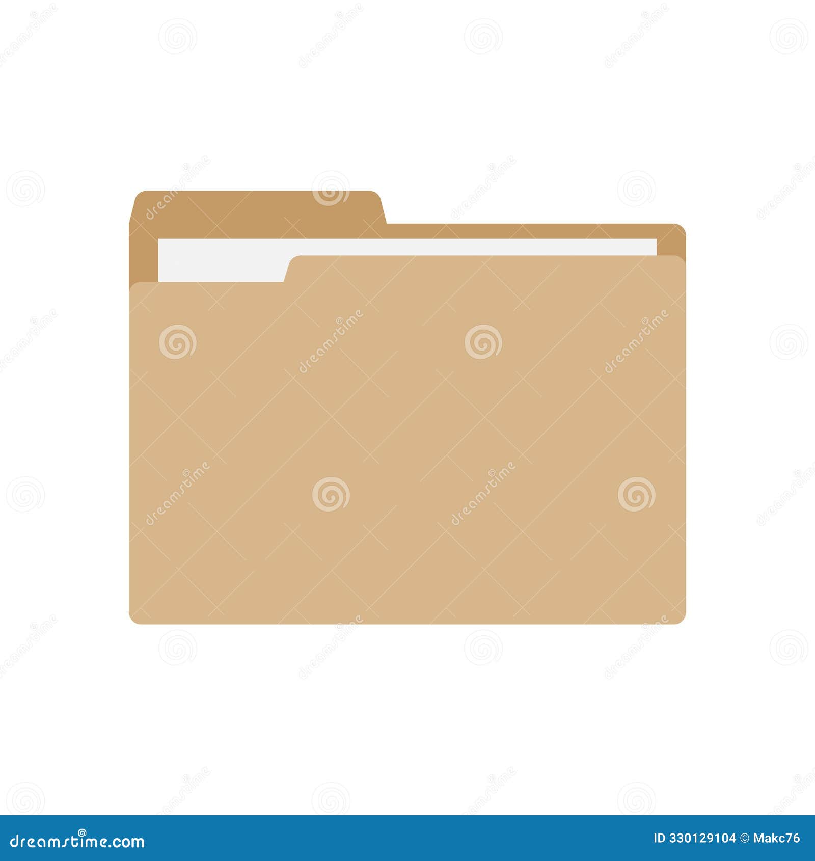 Office Folder Icon. File Folder with Documents Stock Vector ...