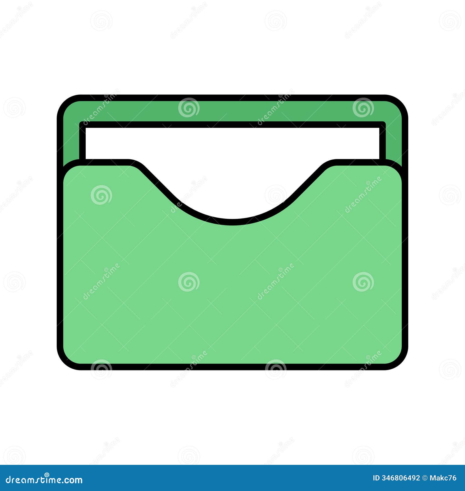 Office Folder Icon. File Folder with Documents Stock Vector ...