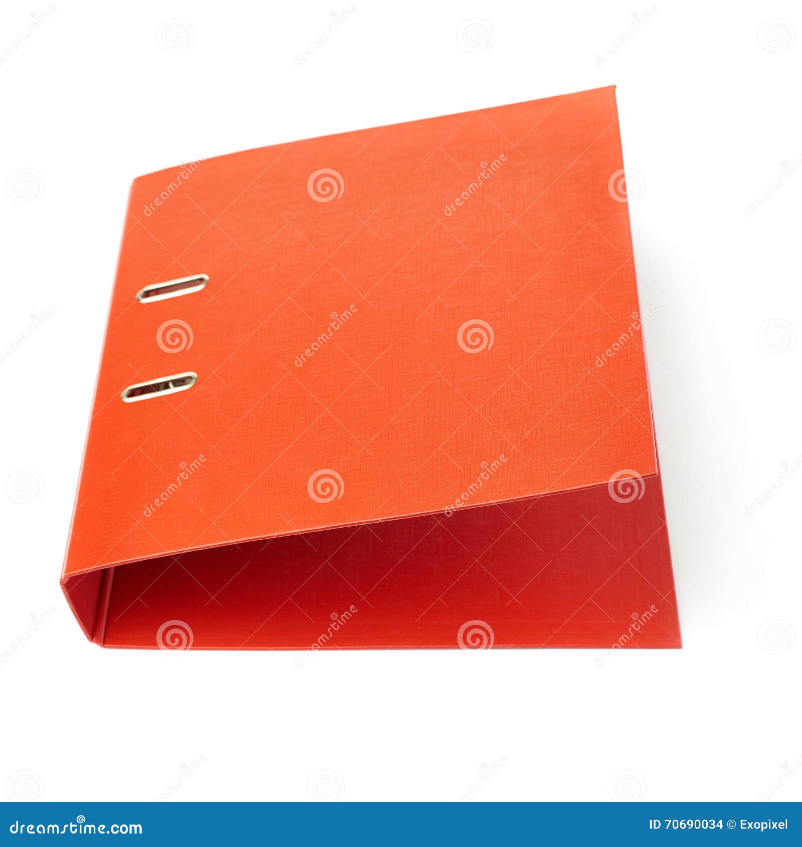 Office Folder Isolated Over the White Background Stock Photo - Image of ...