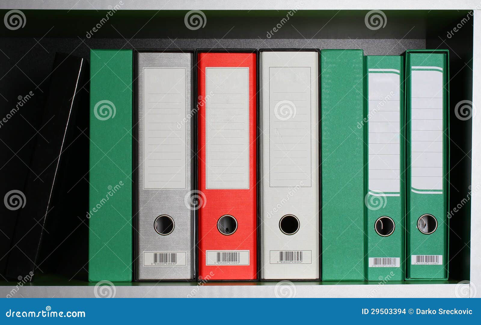 Two Office Folders With Text Job Descriptions Royalty-Free Stock ...