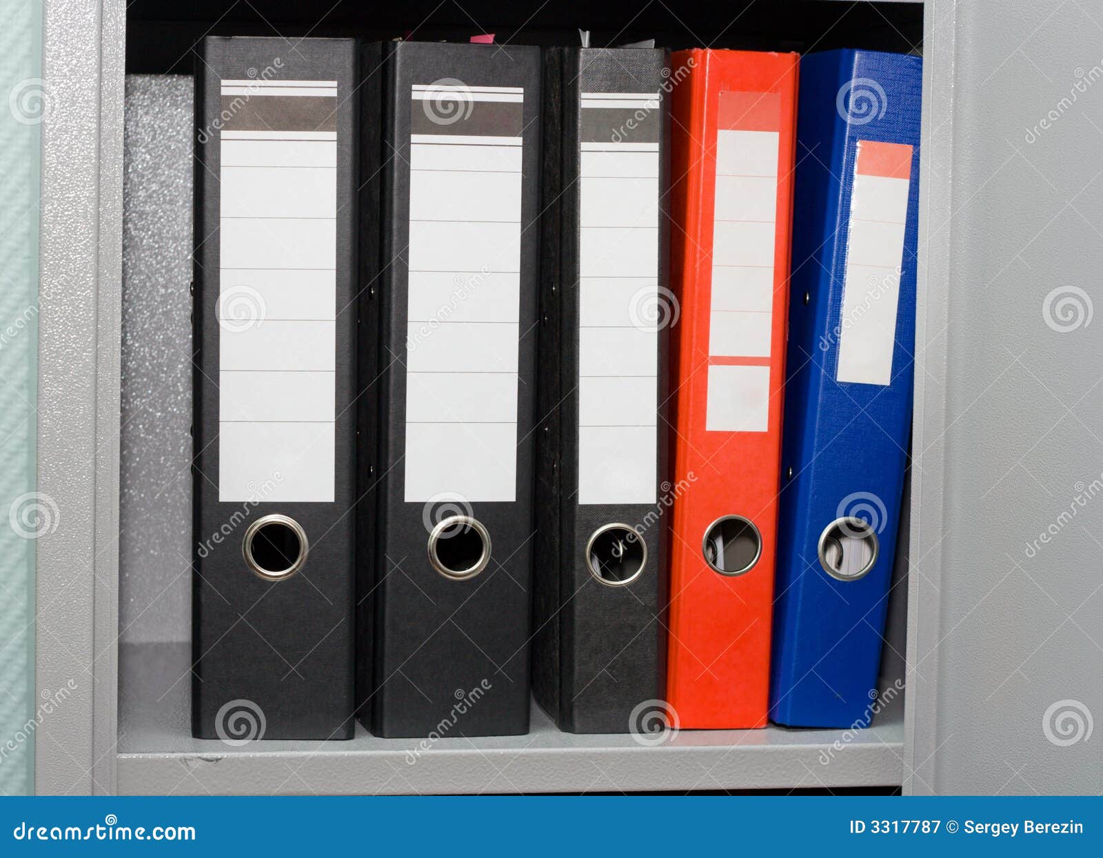 Office folders stock image. Image of stack, business, full - 3317787