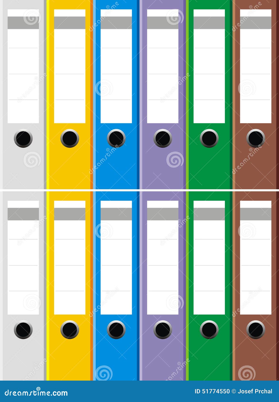 Office folders background stock vector. Illustration of record - 51774550