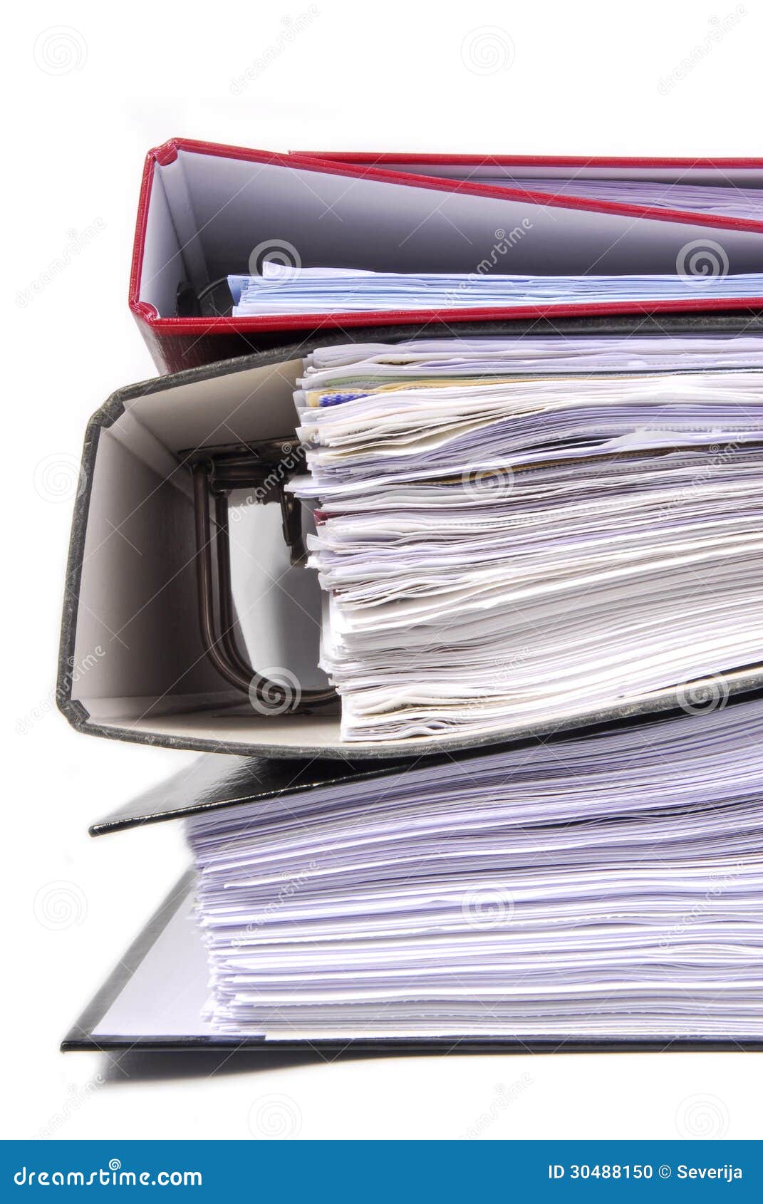 Office folders stock photo. Image of accountant, blank - 30488150