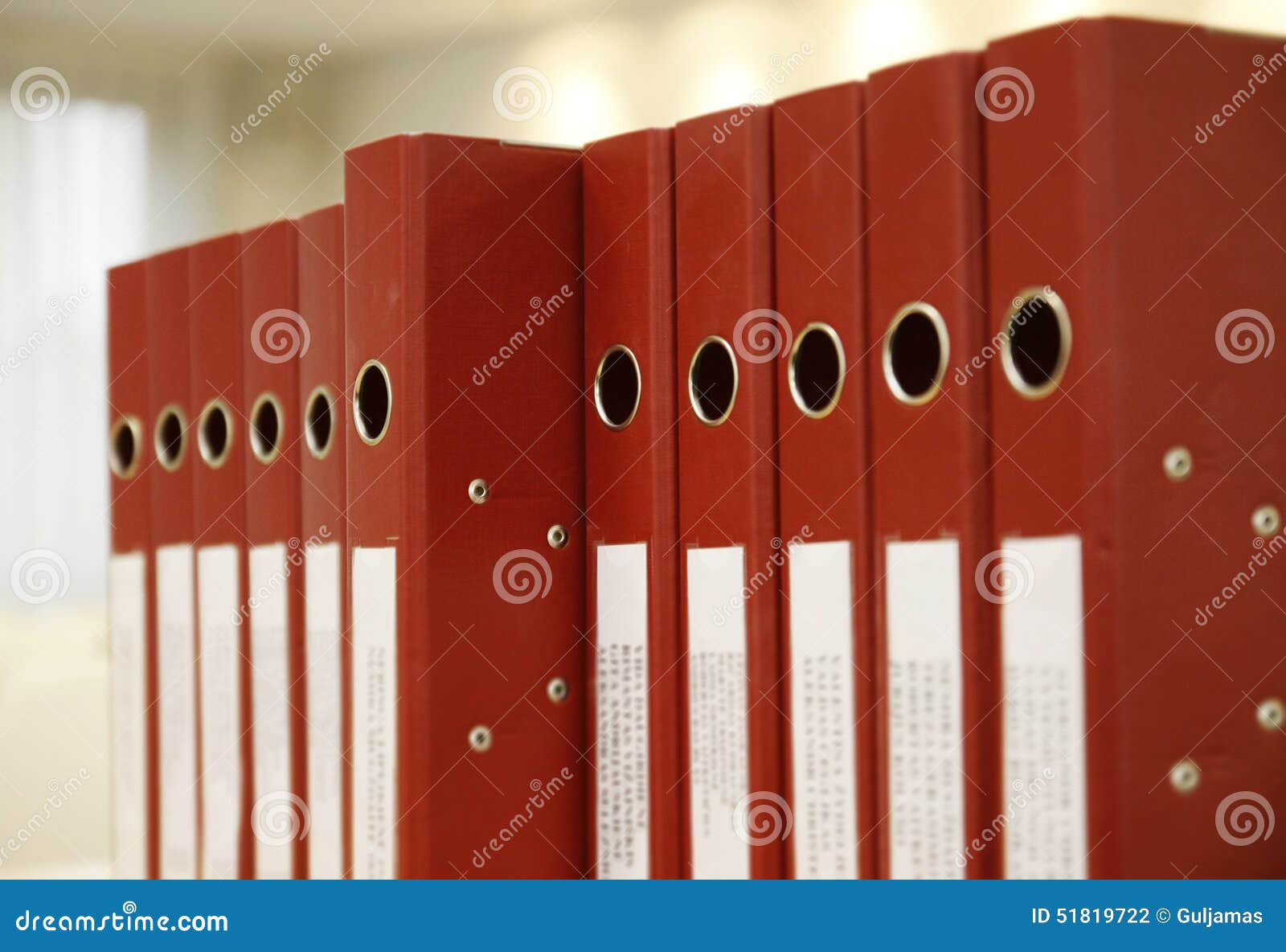 Office folders stock photo. Image of office, data, business - 51819722