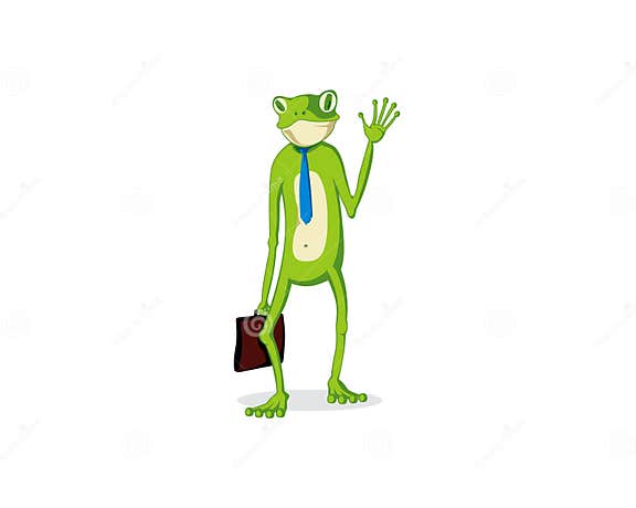 Office Frog stock vector. Illustration of character, animal - 15439114