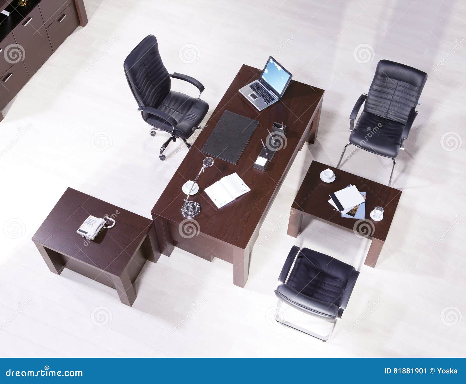 Office Furniture Top View