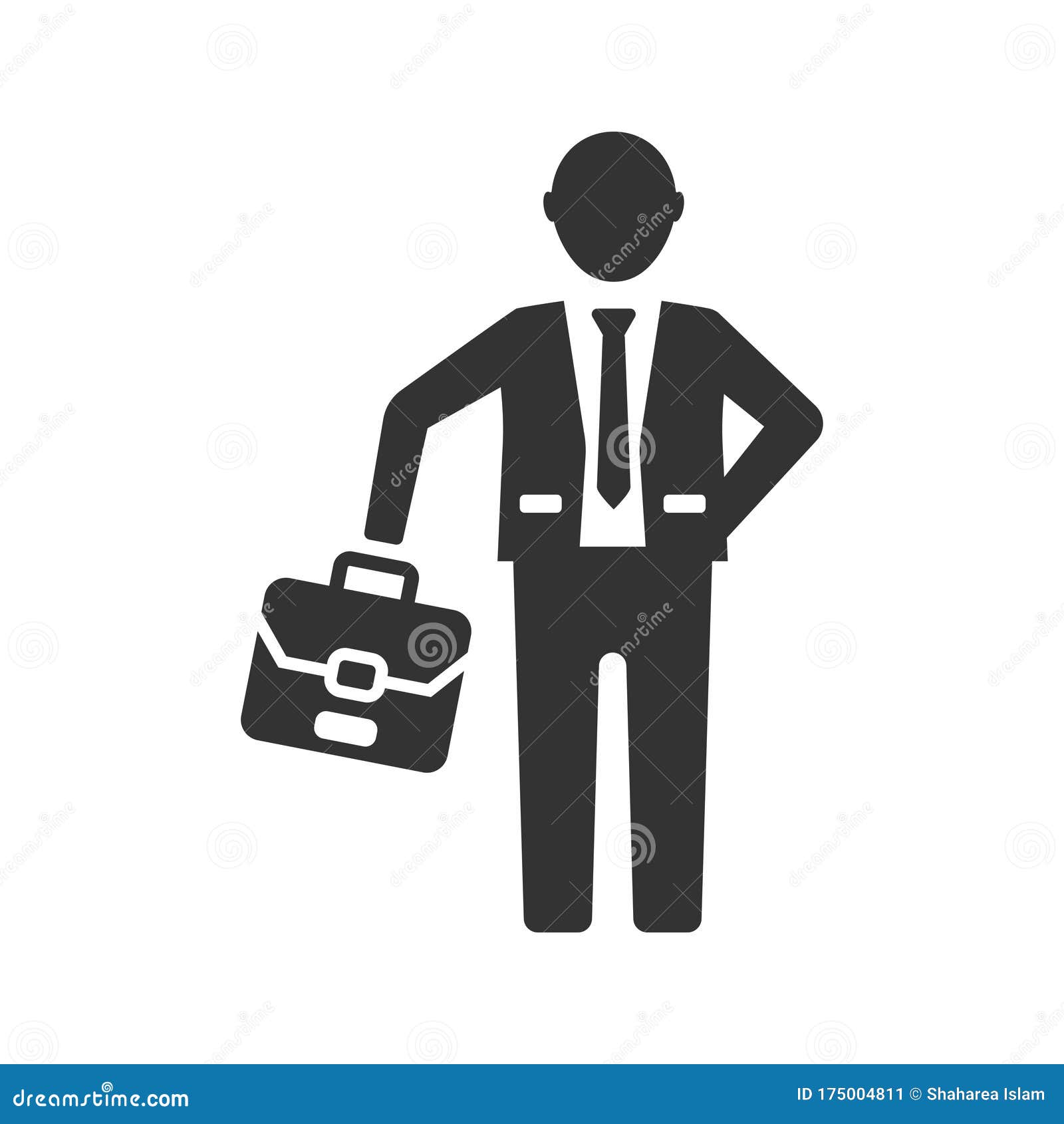 Office going icon stock vector. Illustration of symbol - 175004811