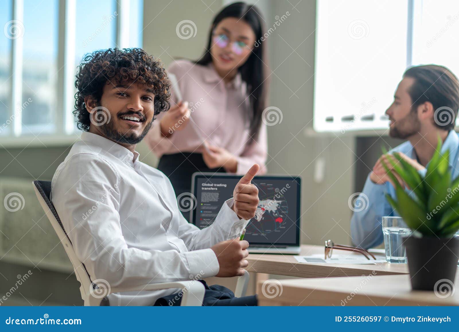 Group of Young Professionals Working Together in the Office Stock Image ...