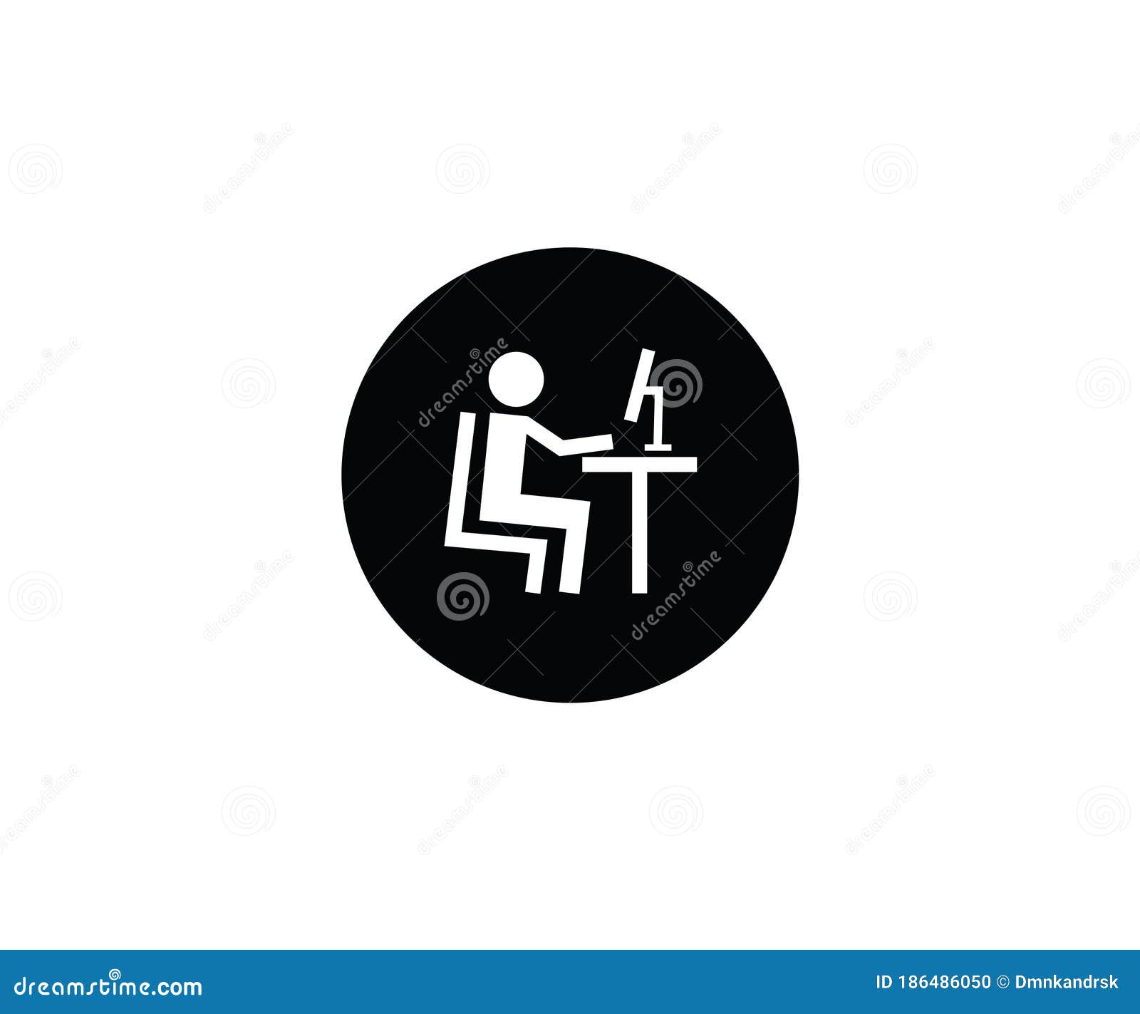 3D Stickman Working With Laptop Stock Image | CartoonDealer.com #152914357