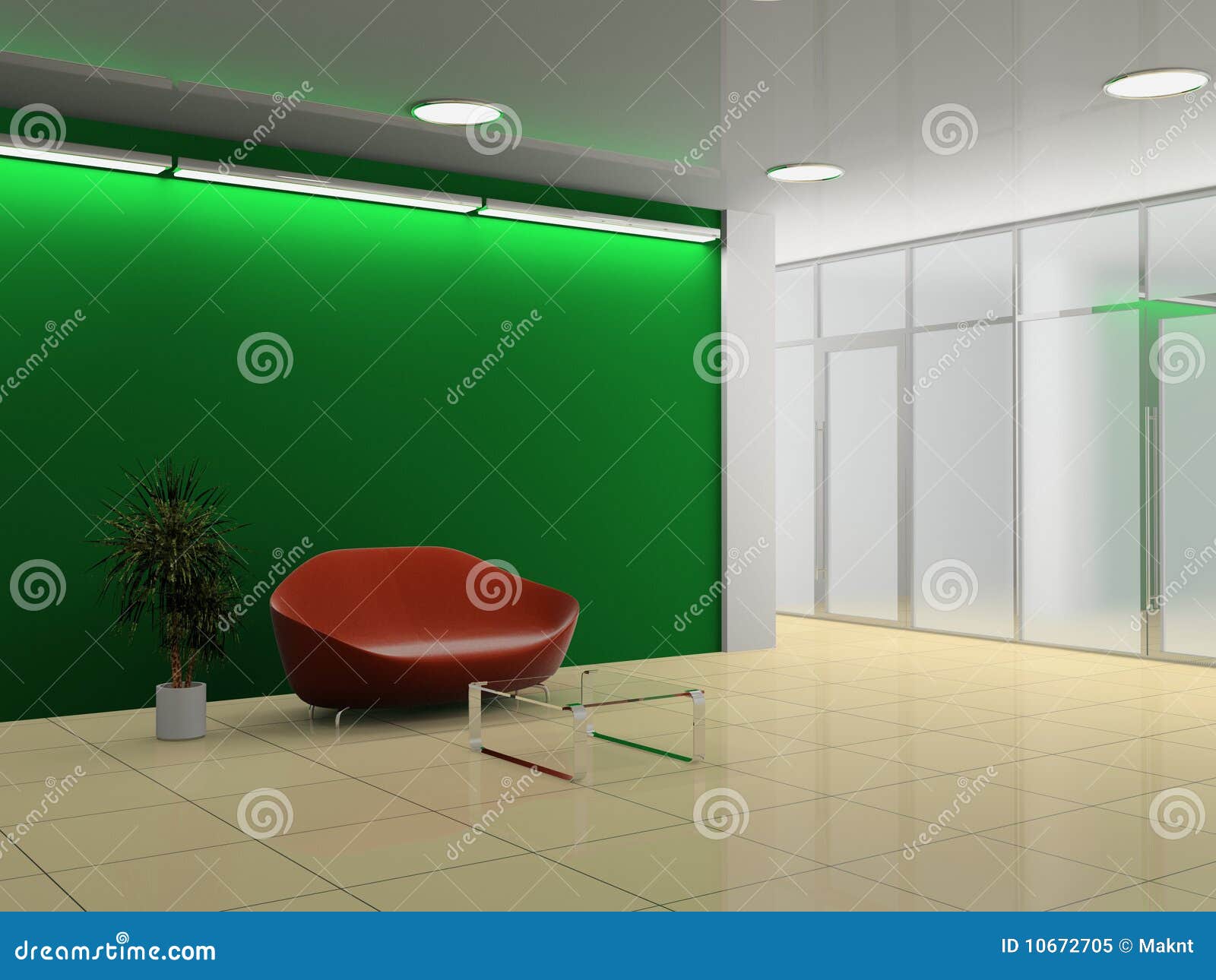 Office hall stock illustration. Illustration of domestic - 10672705