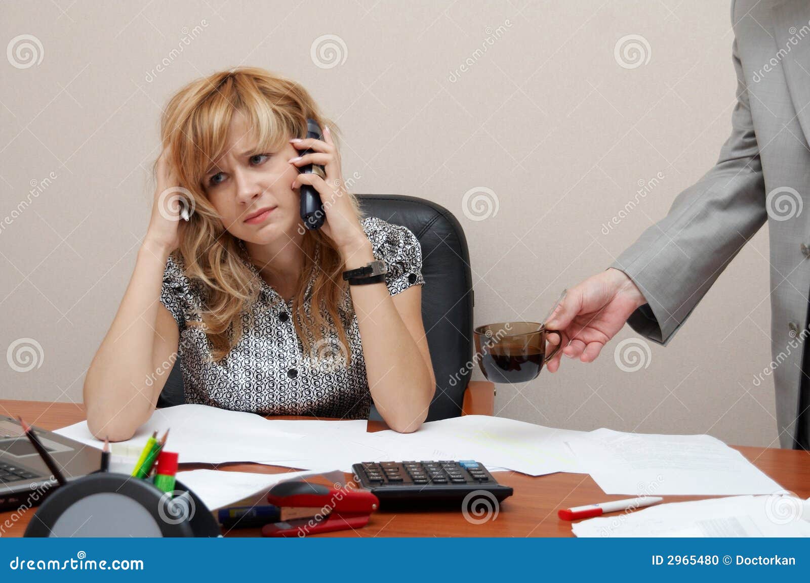 Office. Hard working day. stock photo. Image of director - 2965480