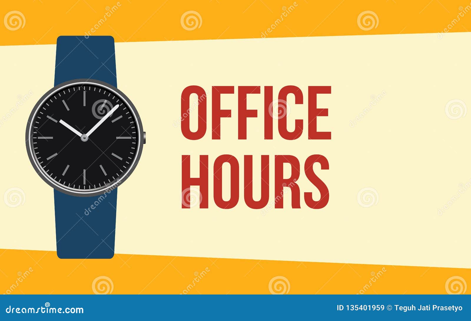 Office Hours Cartoon Vector | CartoonDealer.com #35551249