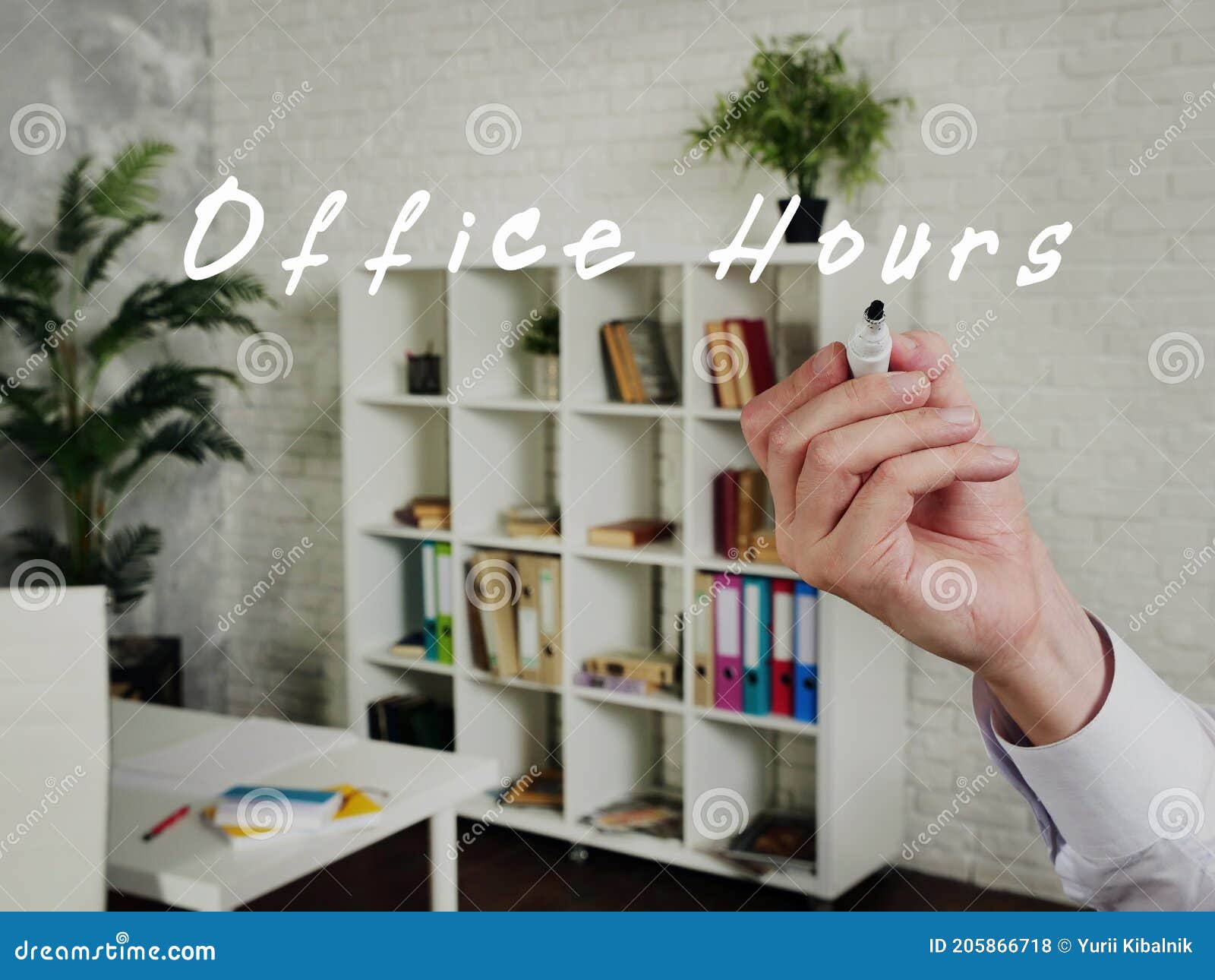 Office Hours Sign on the Sheet Stock Photo - Image of hours, building ...