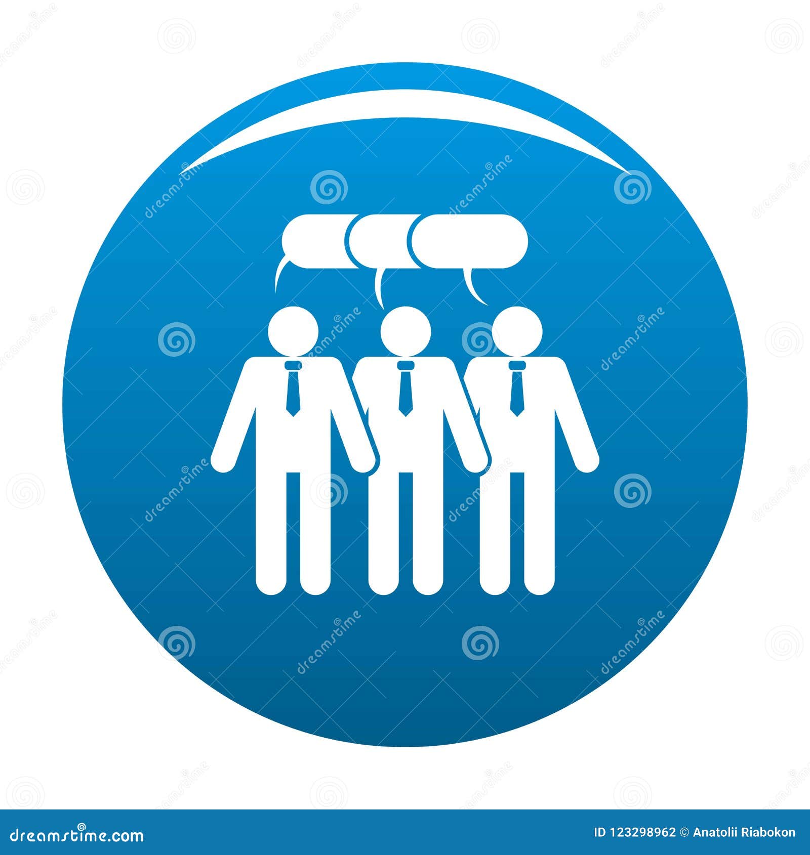 Office icon blue stock illustration. Illustration of teamwork - 123298962