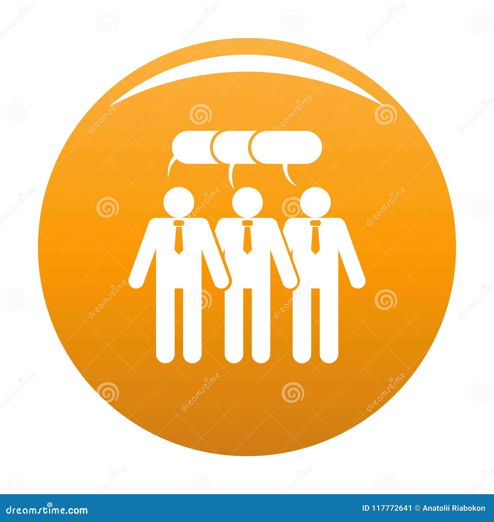 Office icon vector orange stock vector. Illustration of group - 117772641