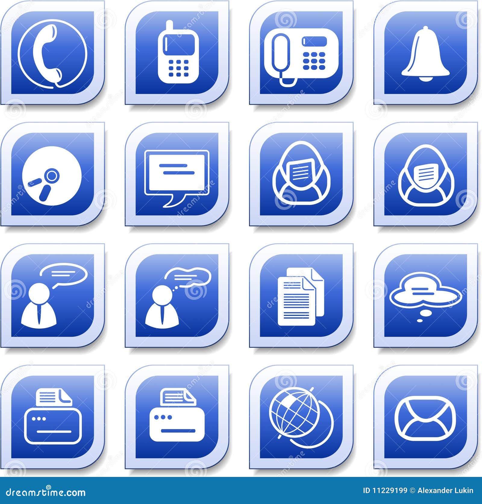 Office icons stock vector. Illustration of message, interface - 11229199