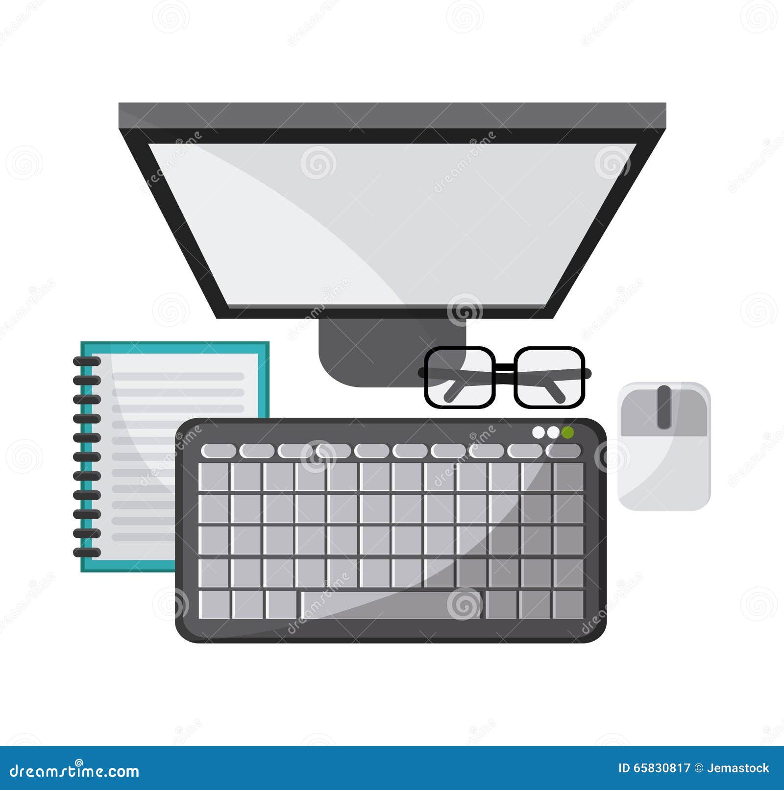 Office icons design stock vector. Illustration of vector - 65830817